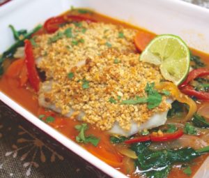 Recipe & video: Baked crappie with a crunchy Thai-flavoured crust ...