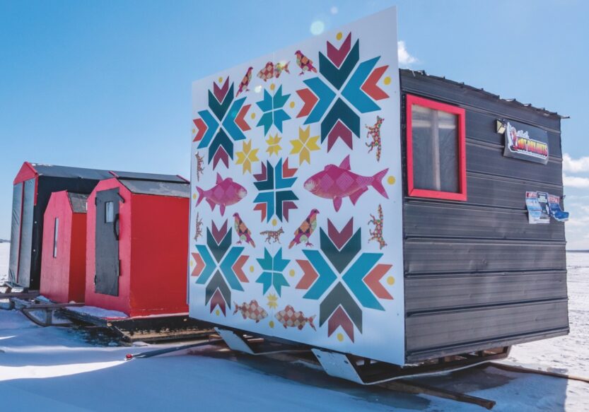 These 11 artist-painted fishing huts on Ontario’s Lake Simcoe will ...