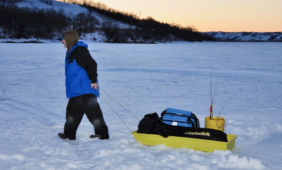 An homage to the calf sled: Making life easier for laden-down anglers ...