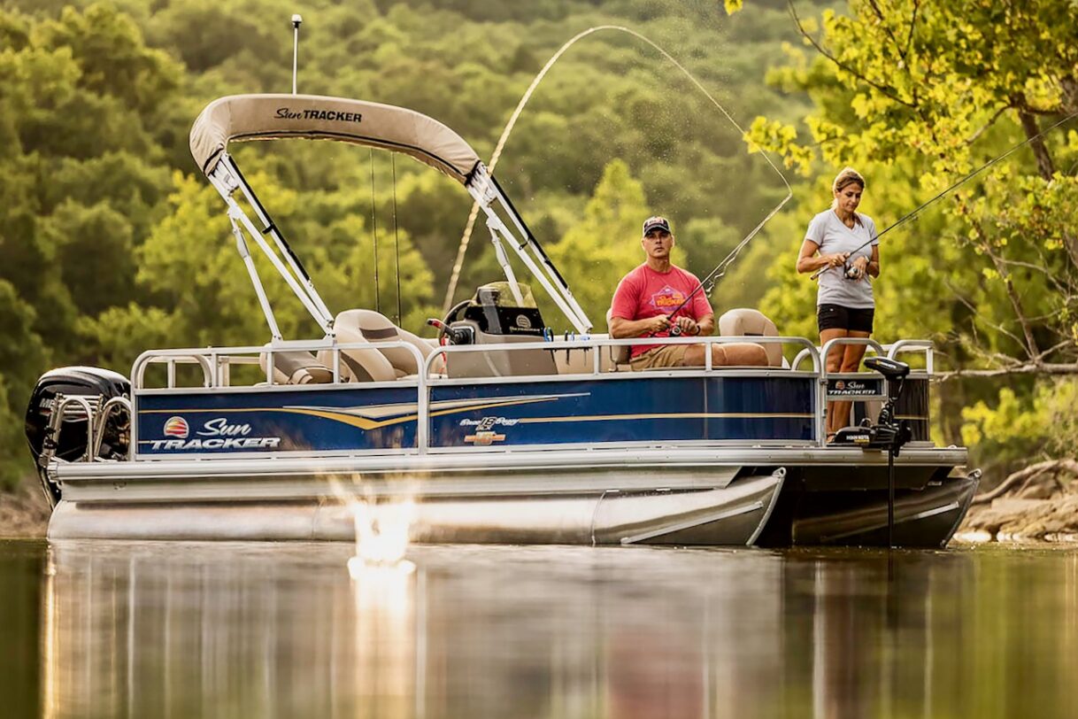 Pontoon boats are increasingly popular for fishing. Here are the pros ...